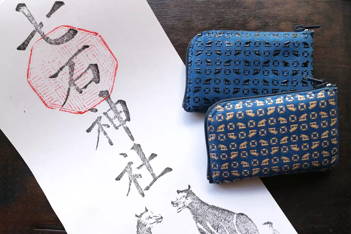 Wolfship Designのオリジナルデザインの甲州印伝がカッコいい！ | タバヤマ(丹波山)で遊ぼう